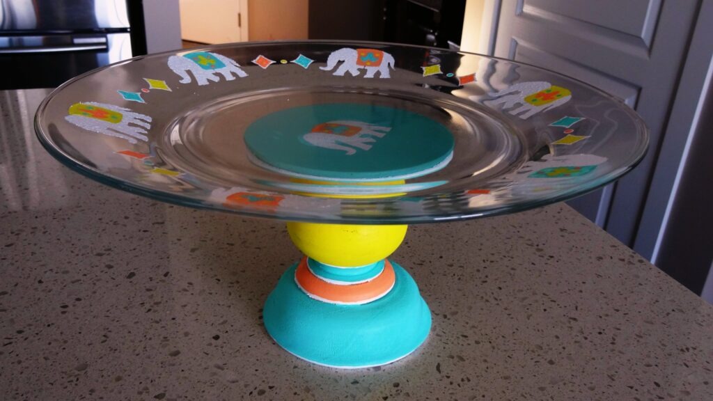 Build your own Boho Cake Stand in 8 Easy Steps - And Then Home