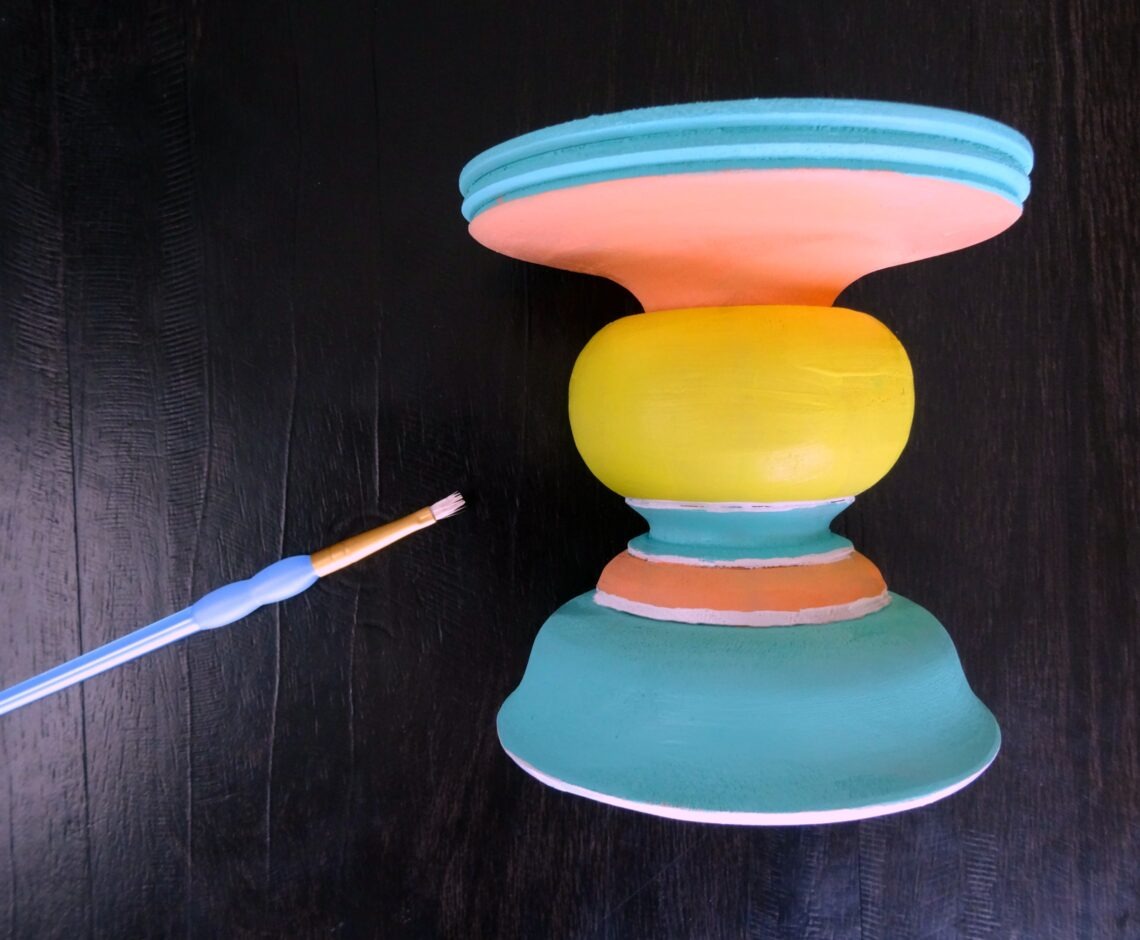 Build your own Boho Cake Stand in 8 Easy Steps - And Then Home