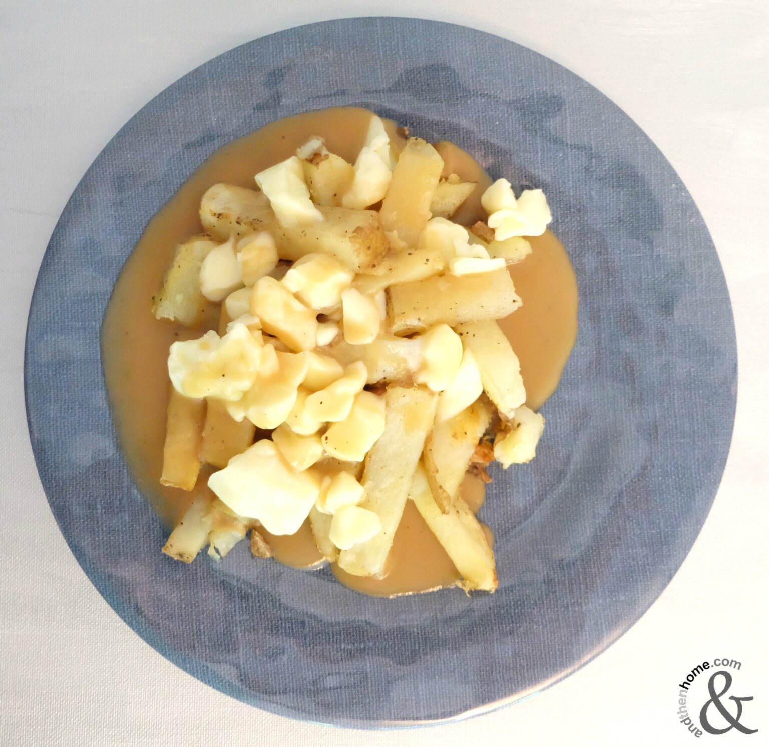 Traditional Poutine with a Homemade Gravy Recipe - And Then Home