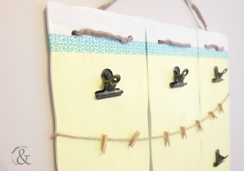 DIY Easy Kids Art Display - And Then Home